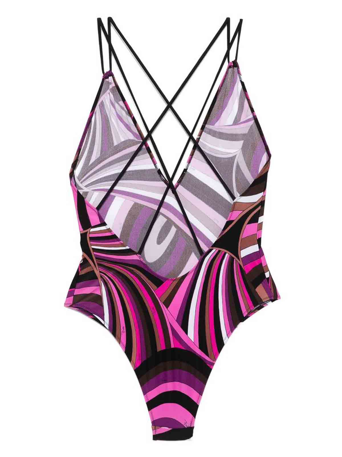 One-piece Emilio Pucci - Swimsuit - 4UMC014U855066 | Shop online at THEBS