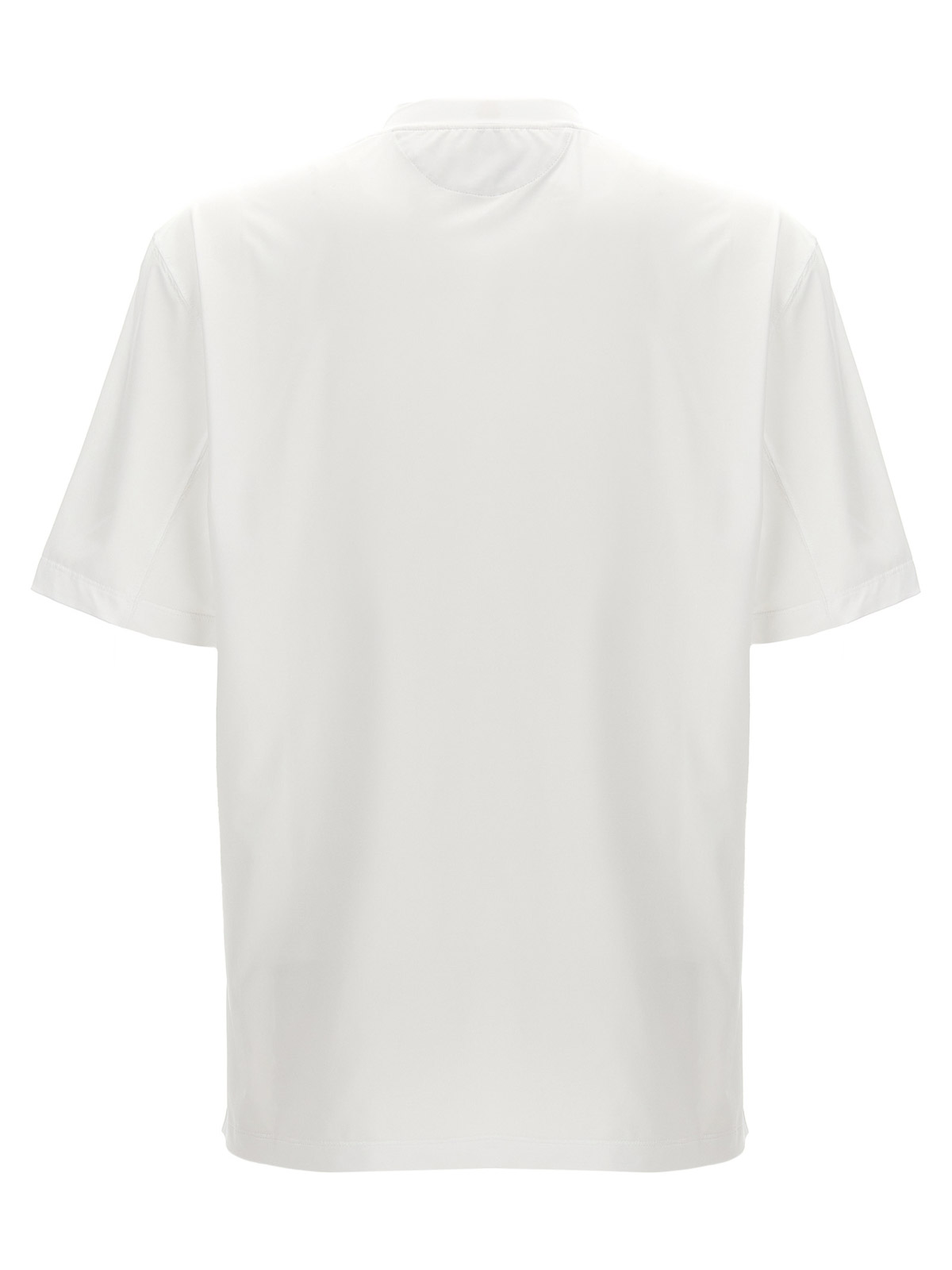 Brunello Cucinelli Logo Patch T-Shirt - White | MW8571383TCJW12