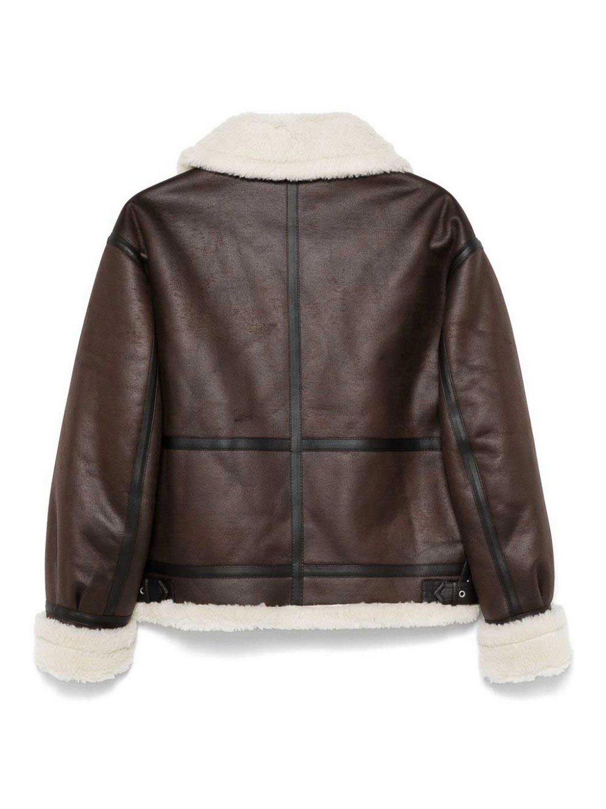 Dunst Shearling Jacket - Brown - Women | UDJU4D123W2BROWN