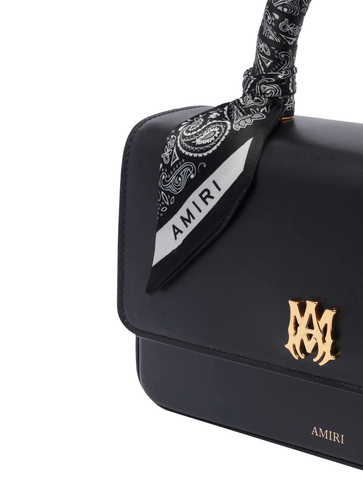 Amiri Micro Ma Long Handbag - Black - Women | BGTH1028BLACK