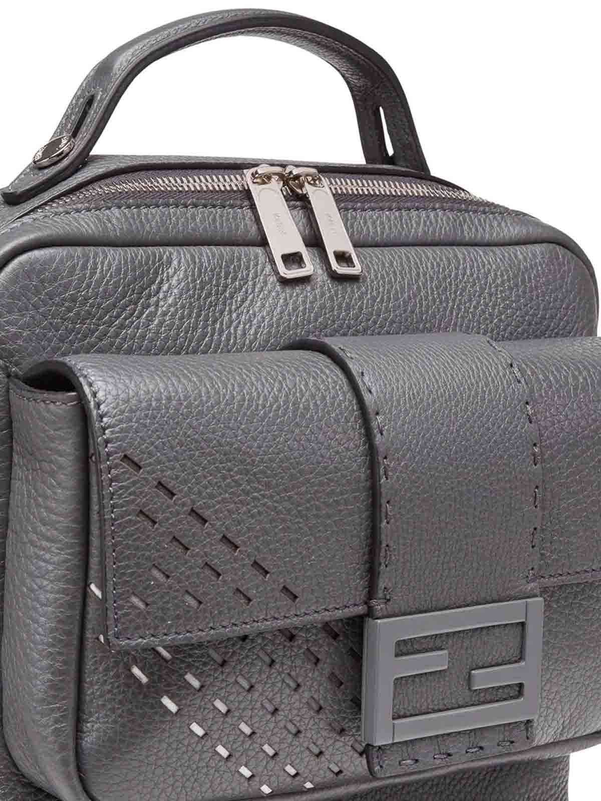 Fendi Backpack - Grey - Men | 7VZ047A9ZFF10VX | thebs.com