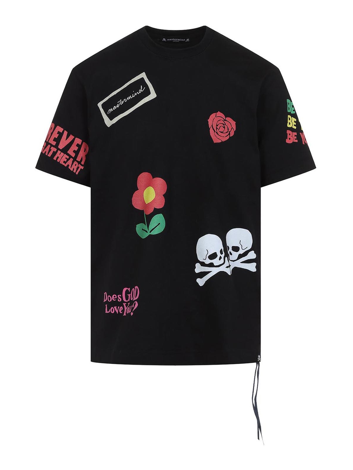 Mastermind Japan Hand Drawn Tee - Black | MJ25E14TS116021BLACK