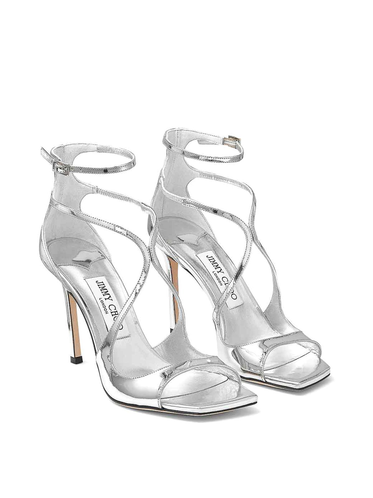 Jimmy Choo Sandali Argento Donna AZIA95QUISILVER Thebs