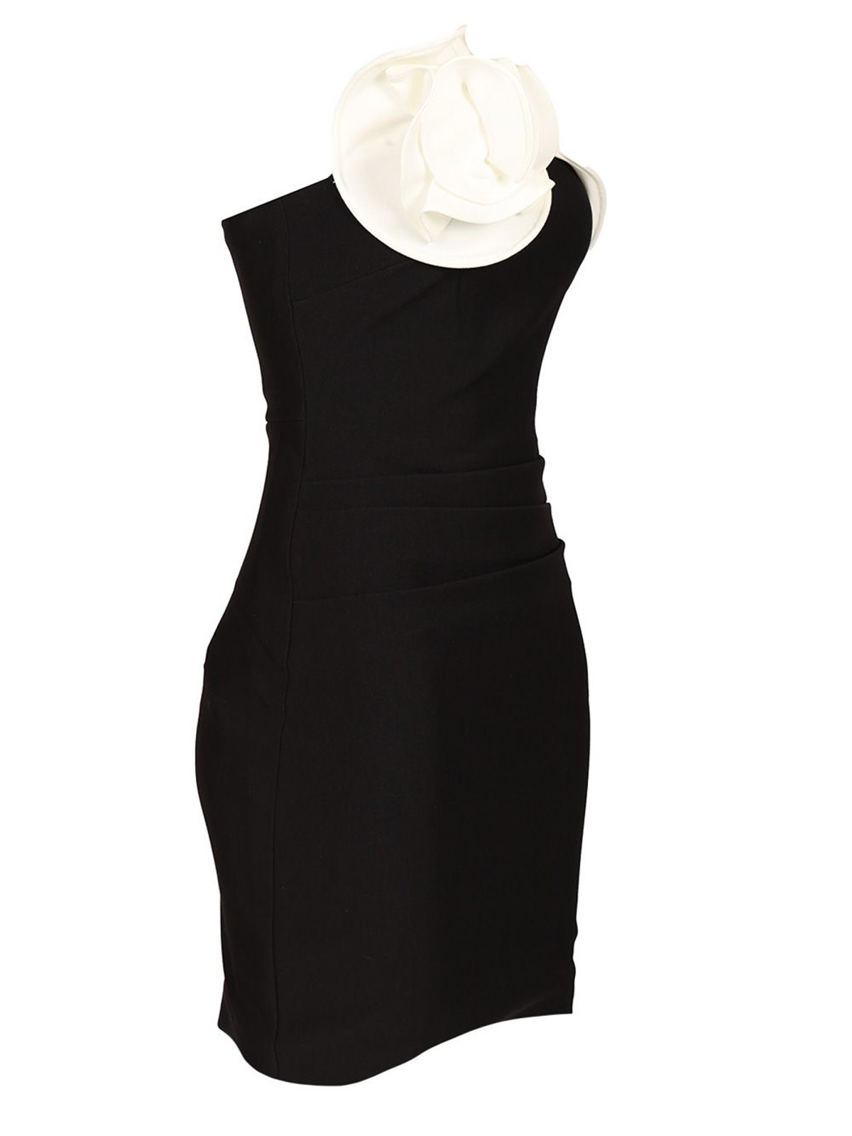 Roland Mouret Robe Au Genou - Noir - Noir | RMSS25009SCPBMONOCHROME