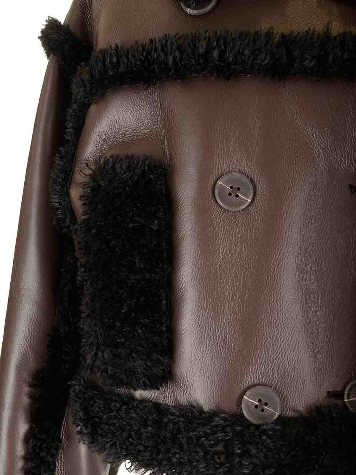 Stand Studio Kristy Faux Fur Coat - Brown - Women | 61090901087499