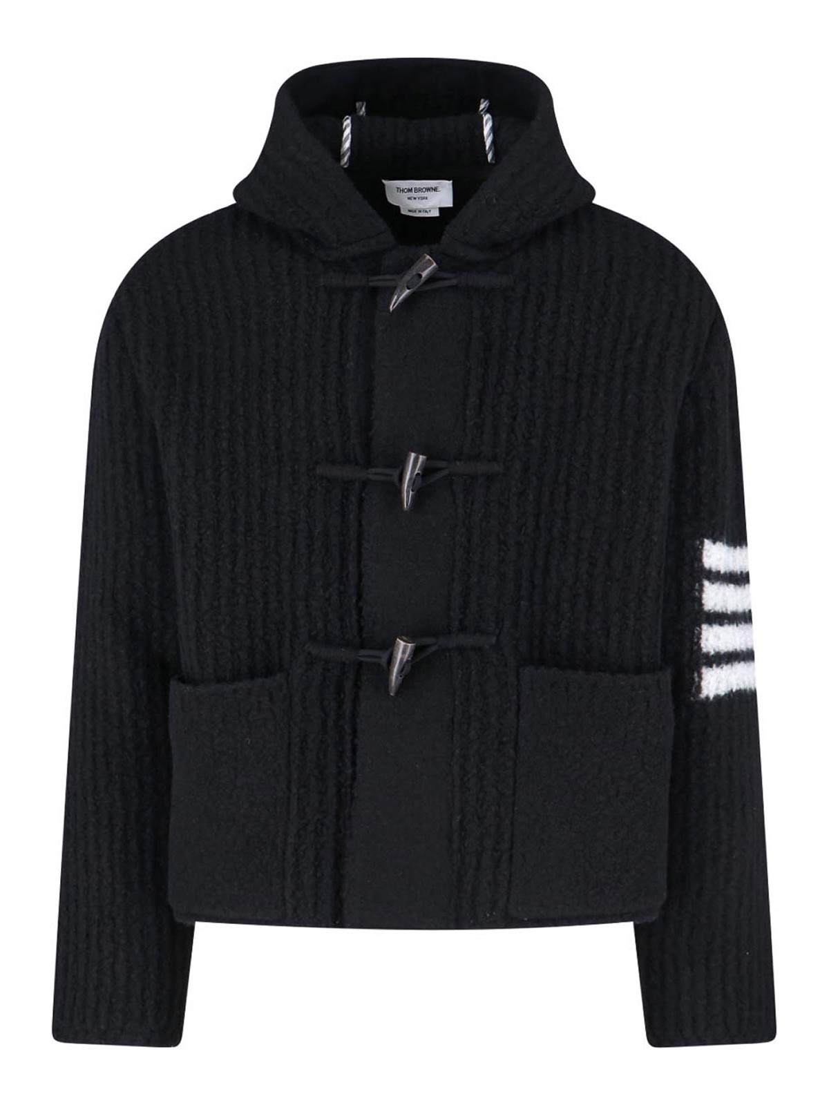 Thom Browne Hooded jacket - Black - Men | MKJ137AY1054001
