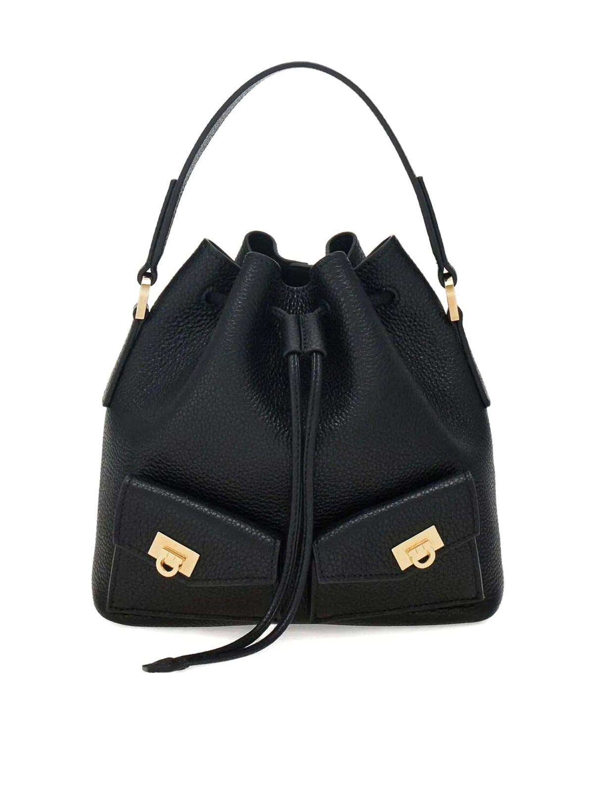 Salvatore Ferragamo Hug Buckles Multipocket Bucket Bag|2209150785878