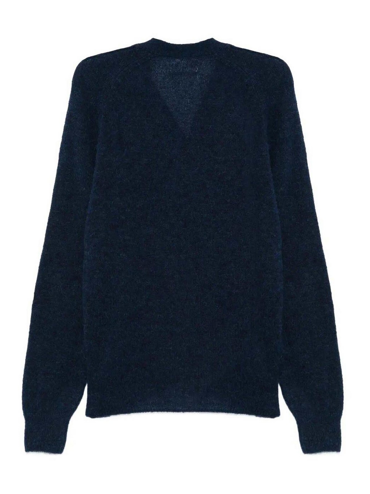 Universal Works Alpaca Knit David Cardigan - Dark Blue|33456NAVY