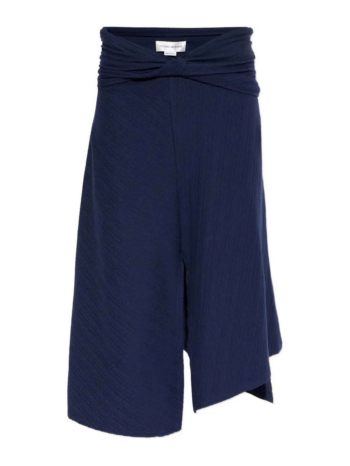 Victoria Beckham Ribbed Top - Blue - Women|1126JSK007082A550