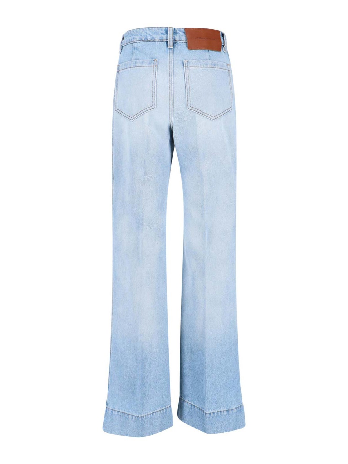 Victoria Beckham Jean Droit - Alina - Bleu - Femme|1126DJE007252C