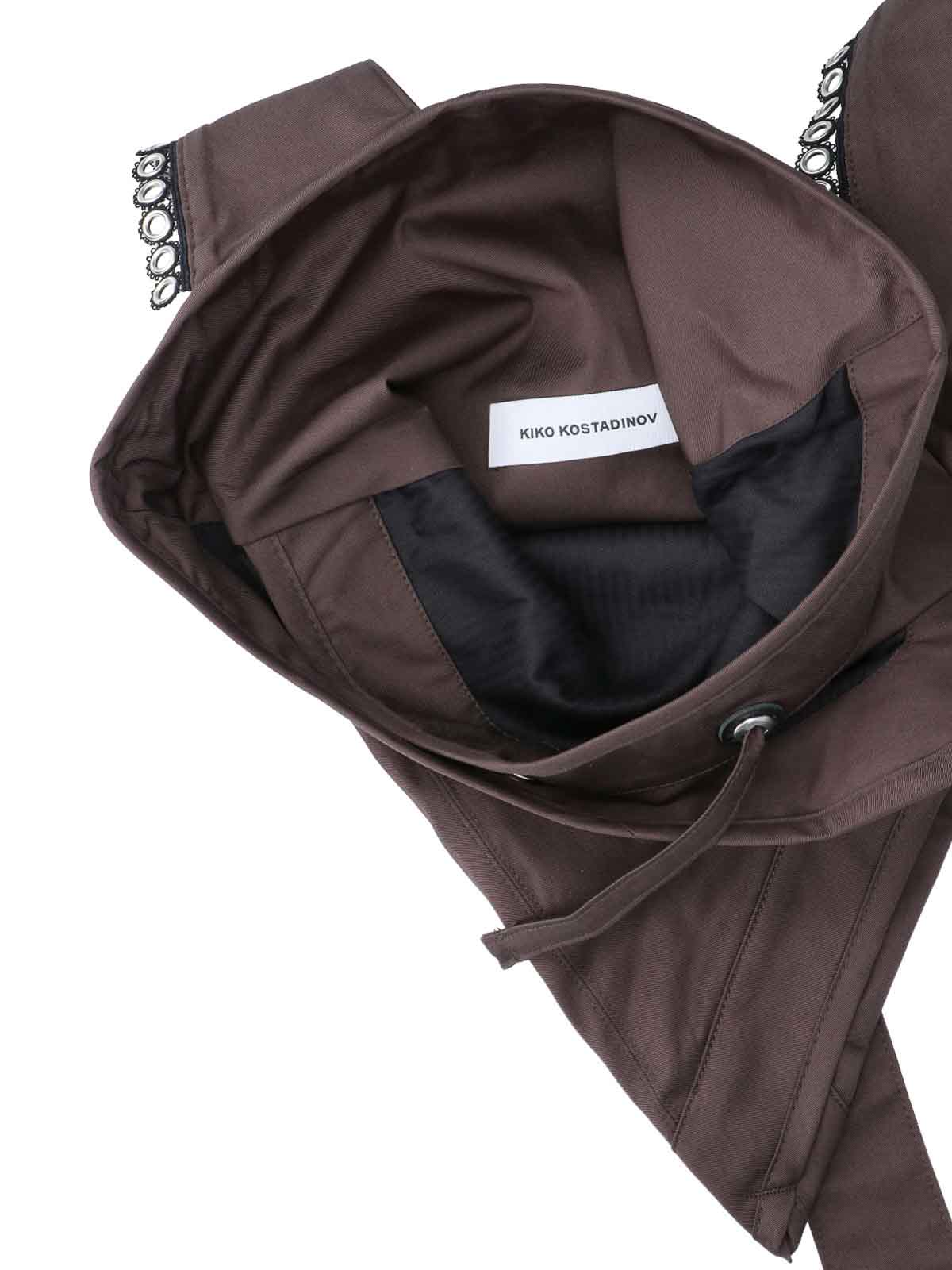 Kiko Kostadinov Shoulder pouch kest - Brown - Men|KKSS26BG04135