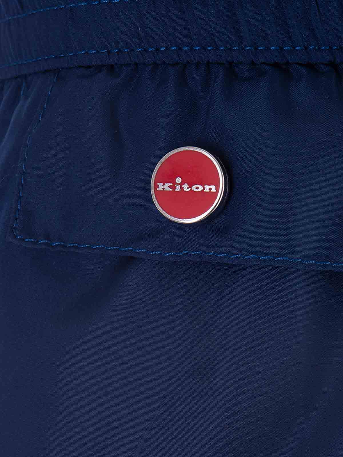 Kiton Boxers De Baño - Azul - Azul - Hombre|UCOM010K0741H13
