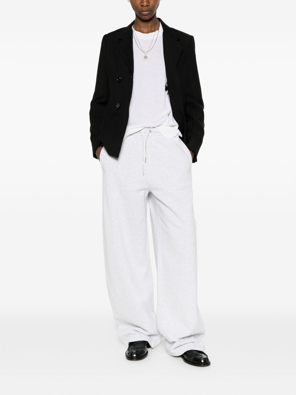 Ami Paris Pull Col Rond - Blanc - Blanc - Femme|UKS856KN0066136