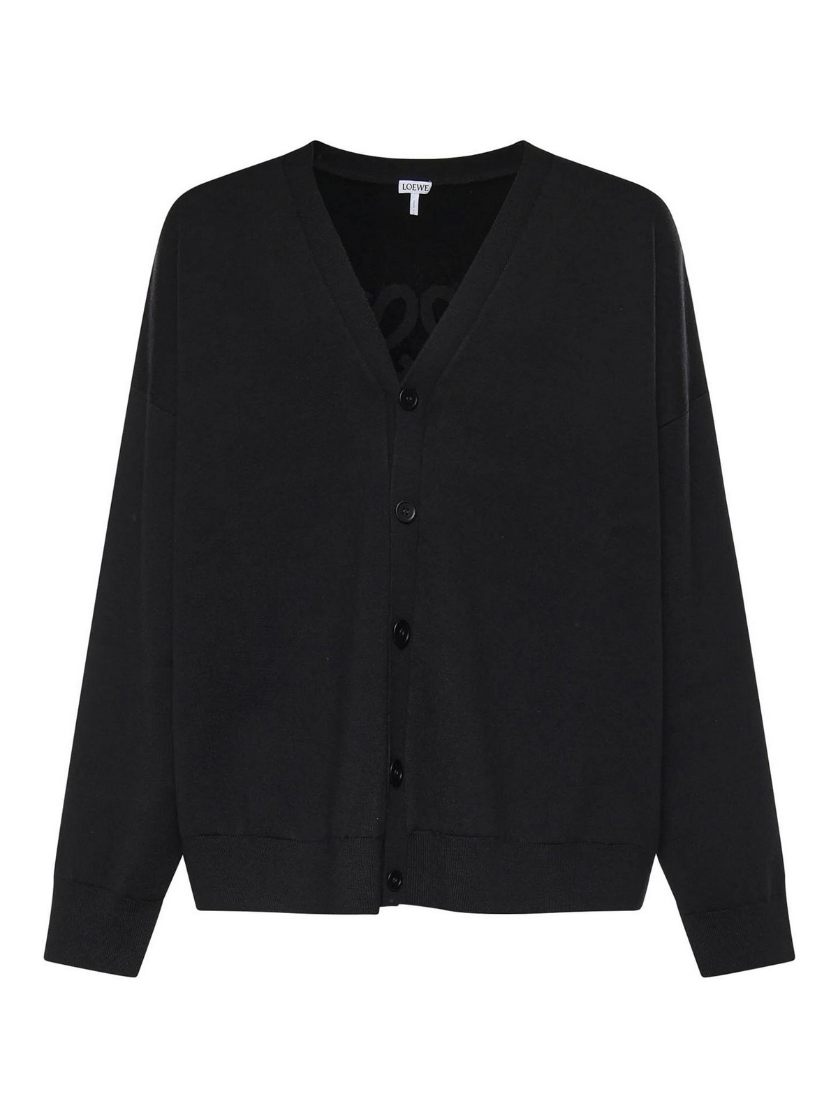 Loewe Wool Blend Cardigan - Black - Men|H526Y16KAP1100