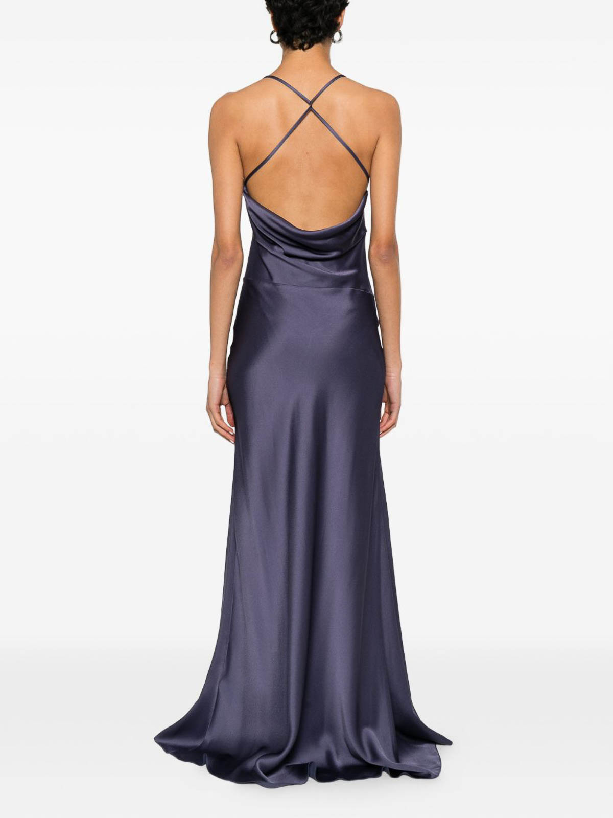 Victoria Beckham Robe De Soirée - Bleu - Bleu|1226WDR007290B9808