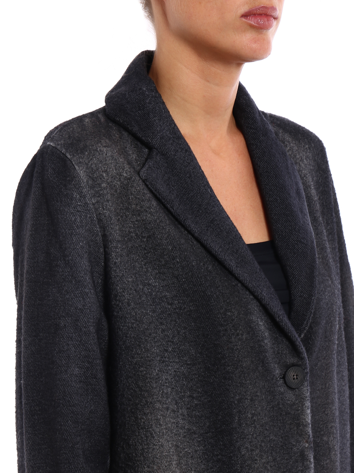 Avant Toi Shaded wool blend long blazer | 216D6760LCPVLV00200
