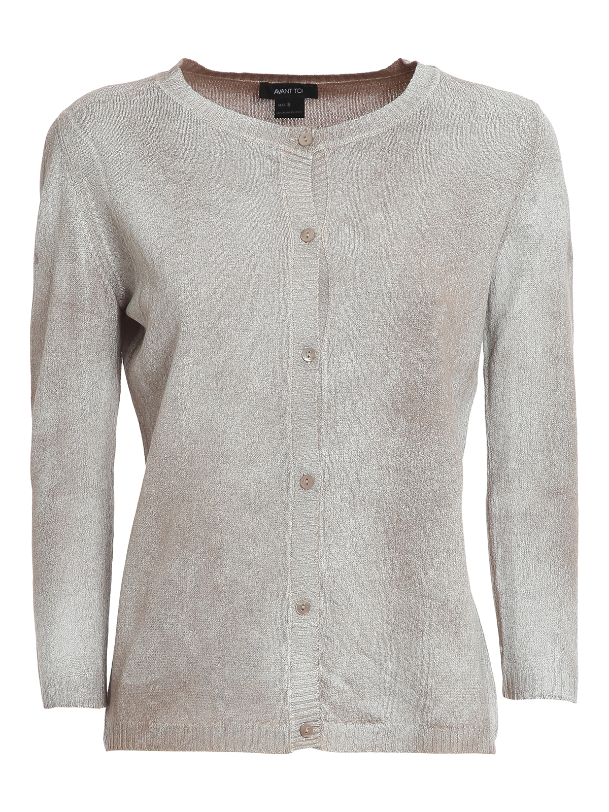 Avant Toi Laminated cashmere cardigan | 219D1052CLIVLEV00487