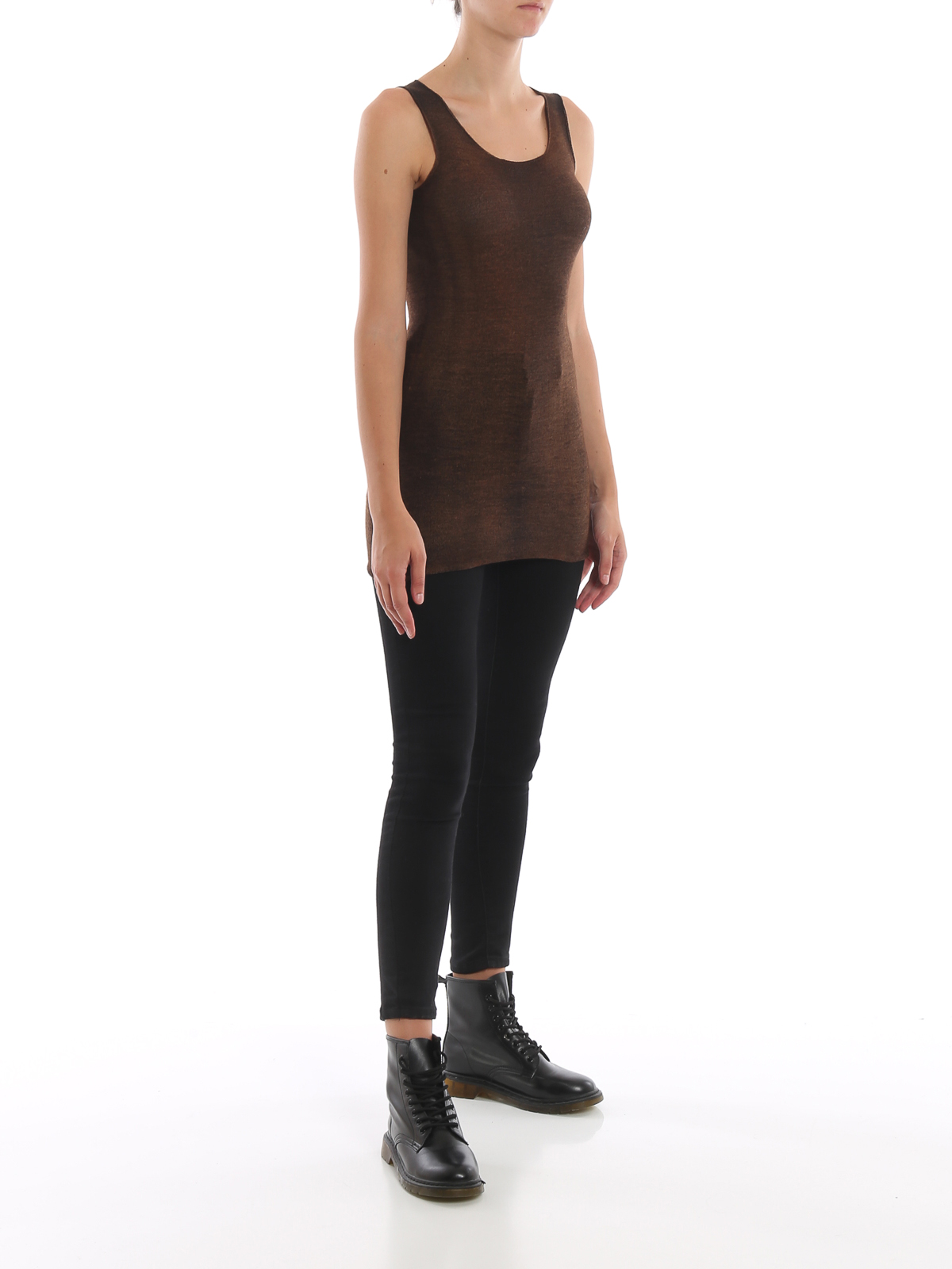 Tops und Tank Tops Avant Toi - Top - Braun - 215D6204ECSVV00072 | THEBS
