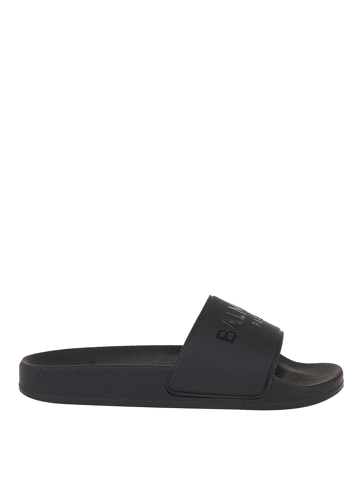 Balmain Logo print sliders - Black - Boys | 6M0746MX380930