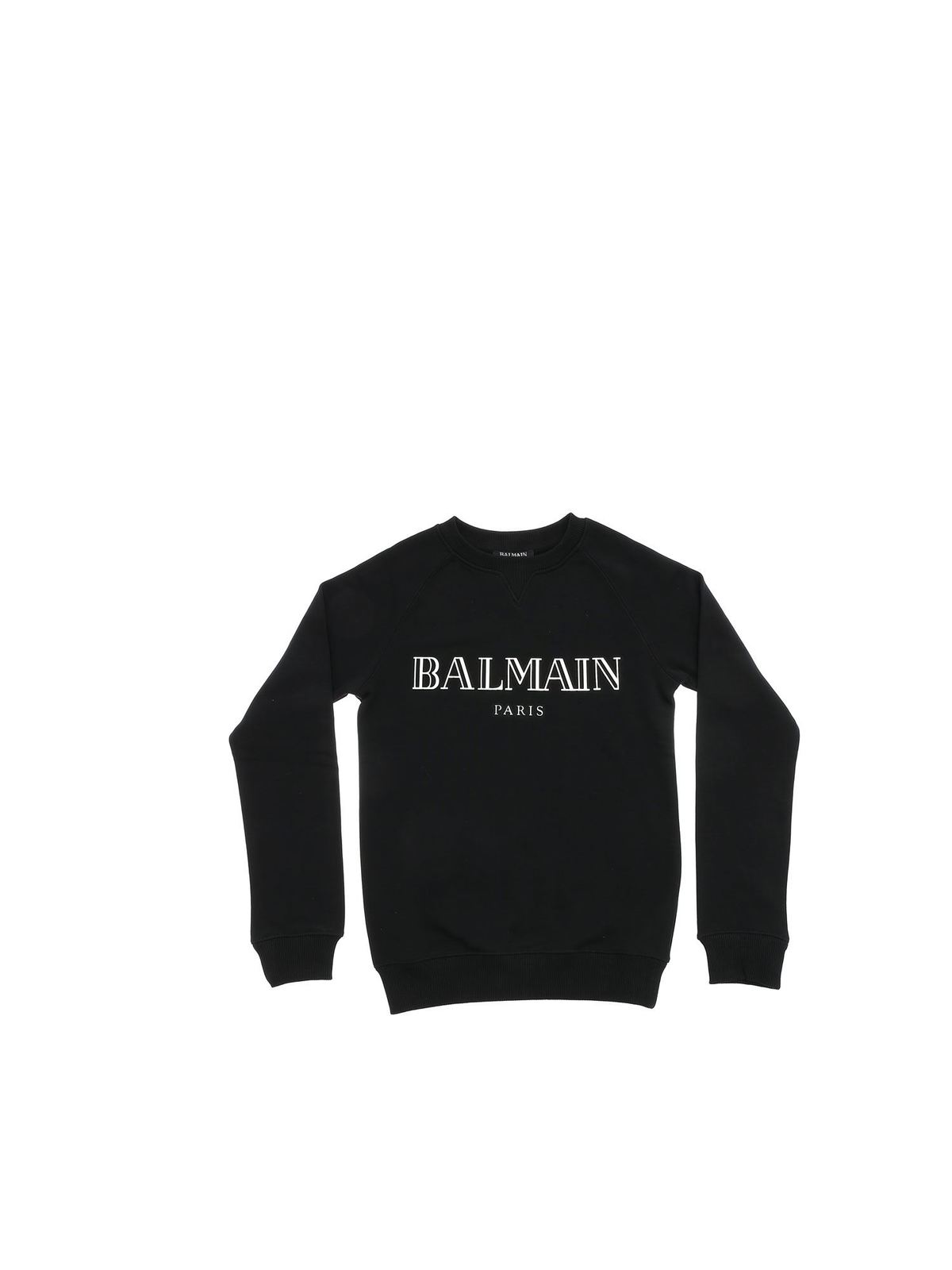 Felpe e maglie Balmain - Felpa nera con logo specchiato - 6L4590LX230930AG Felpe e maglie Balmain - Felpa nera con logo specchiato - 6L4590LX230930AG