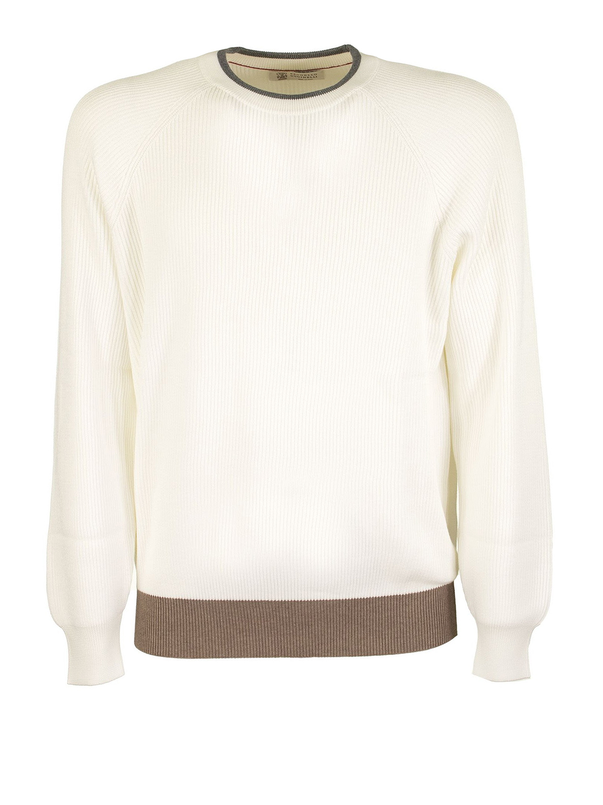 Brunello Cucinelli Rib knitted crew-neck sweater | M2915800CB147