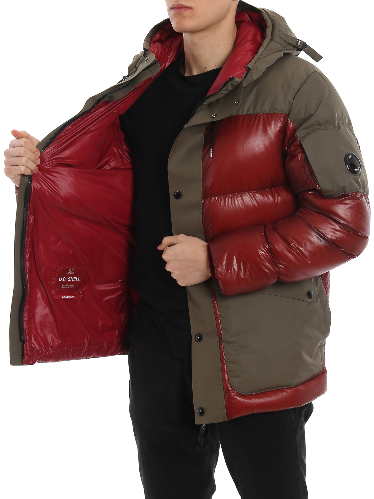 C.P. Company DD Shell two-tone puffer jacket | 07CMOW207A005505M576