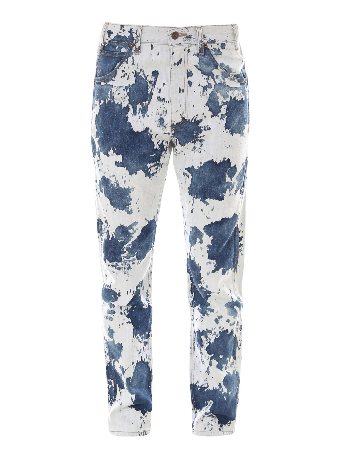 Céline Spots detailed denim jeans - Light Wash | 2N309651M08CB