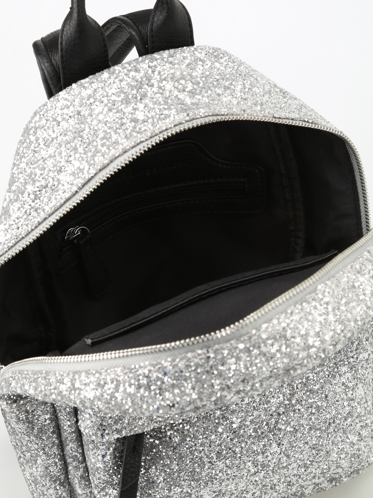 Silver Glitter Backpack