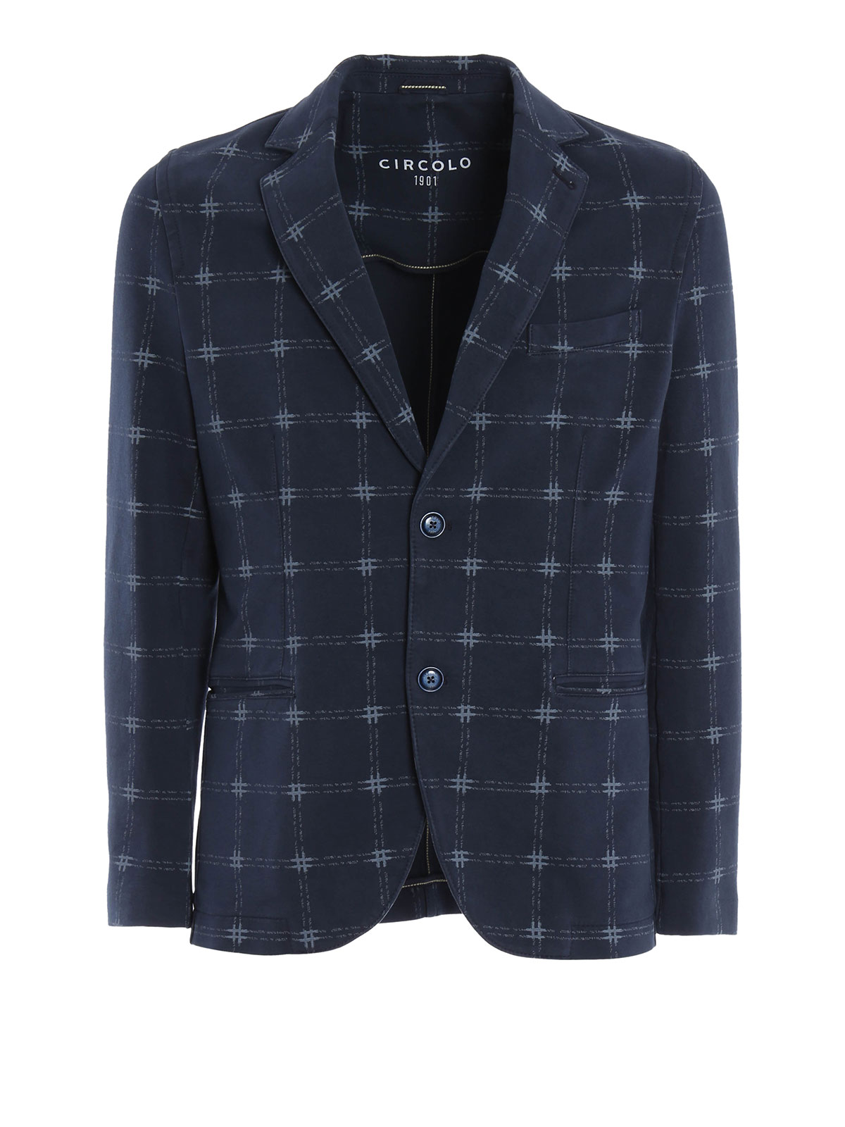 Blazers Circolo 1901 - Stretch cotton check blazer - CN1101CT333161852