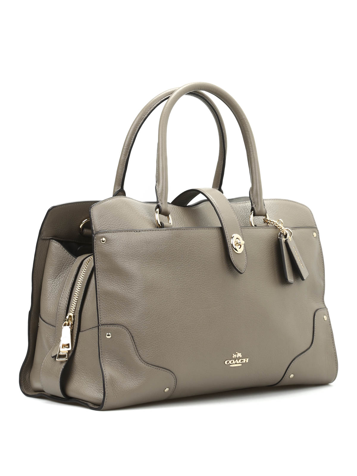 Bowling bags Coach - Mercer leather bowling bag - 37167LIFOG | thebs.com