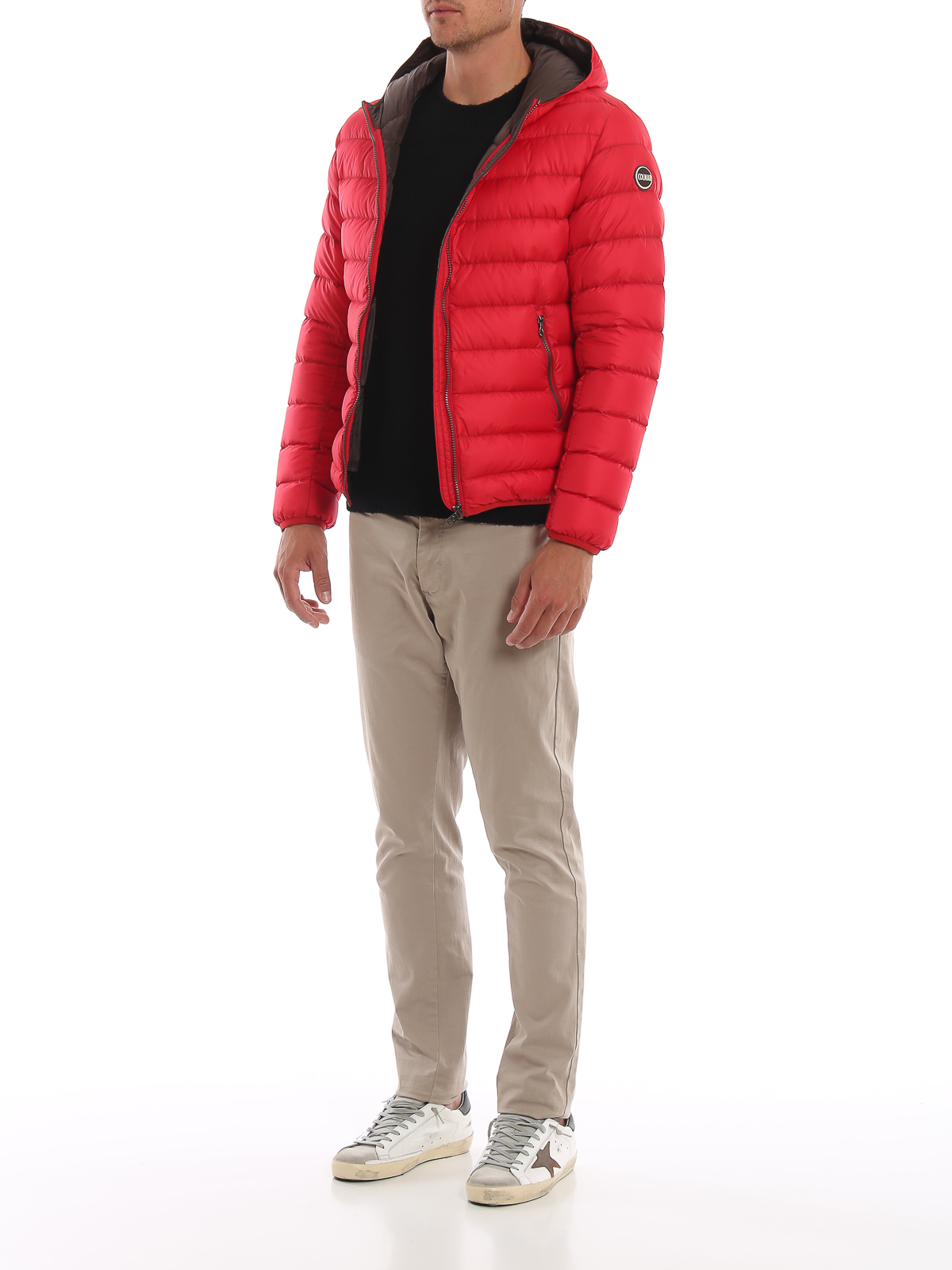 Padded jackets Colmar Originals - Quilted nylon hooded puffer jacket ...