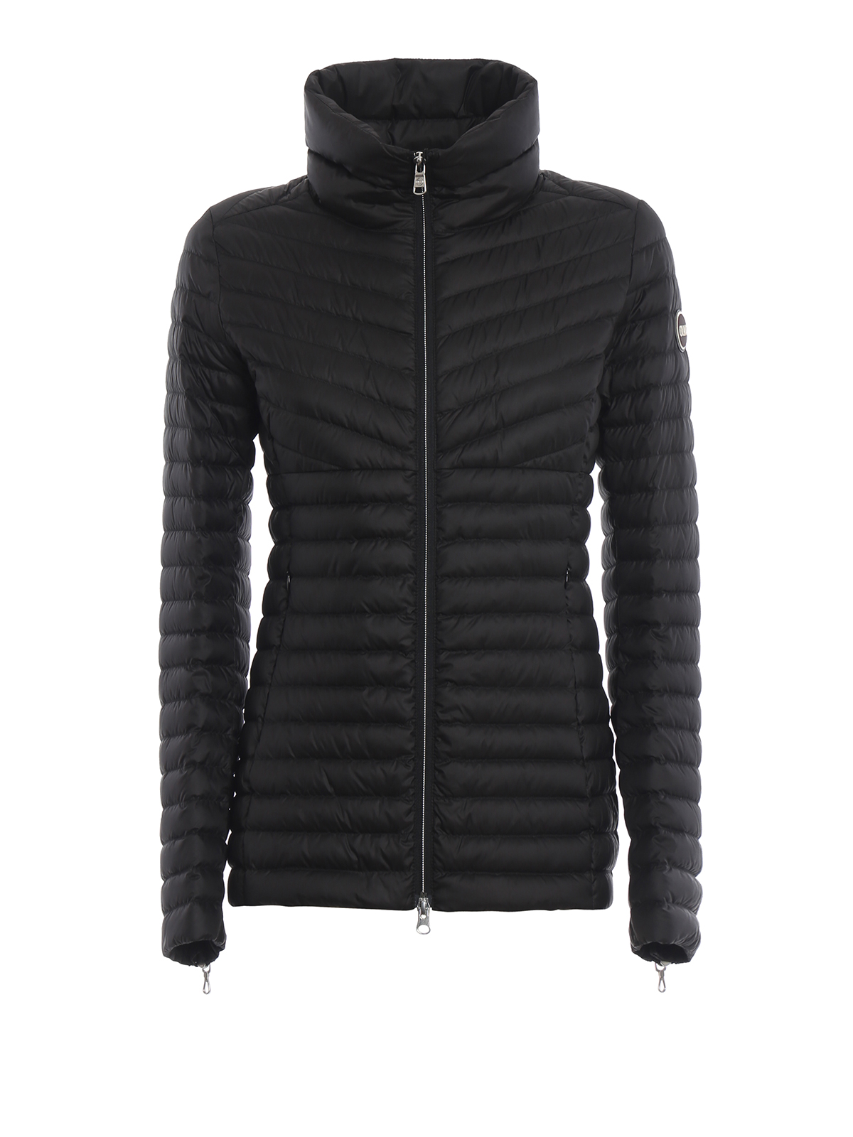 Colmar Originals Matte black Floid long puffer fitted jacket | 22318RQ99