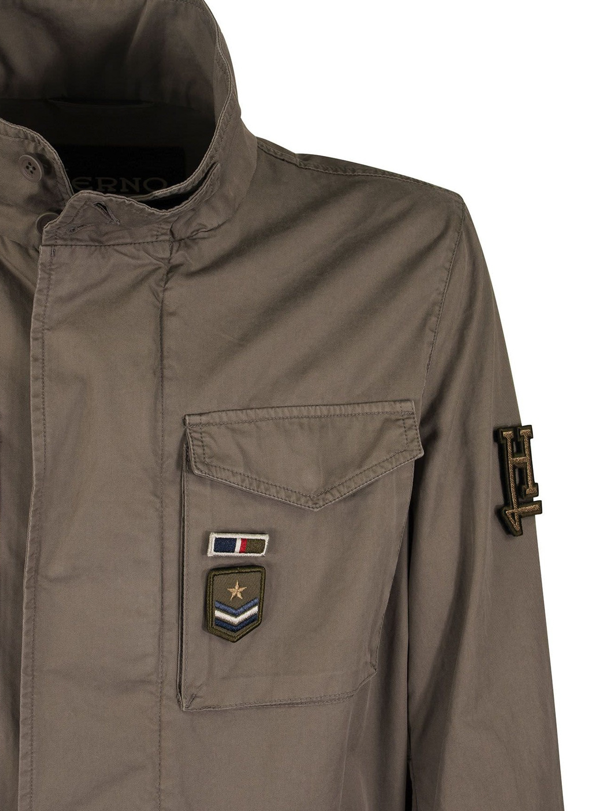 Herno Cotton field jacket - Brown - Men | FI0065U132118300
