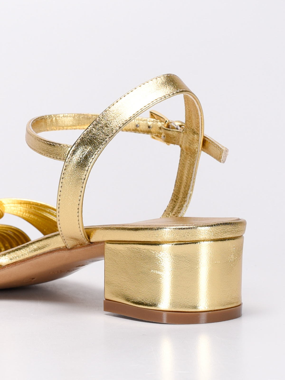 Sandals Sofia M. - Daniela metallic leather sandals - DANIELAORO