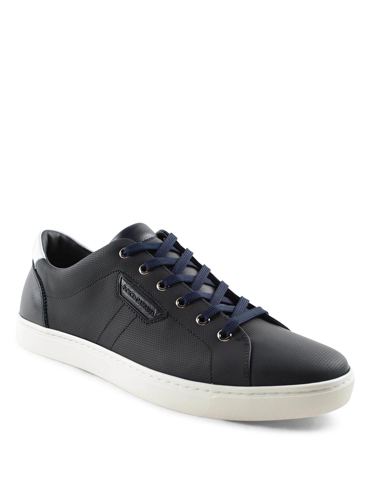 Trainers Dolce & Gabbana - London rubberized leather sneakers ...