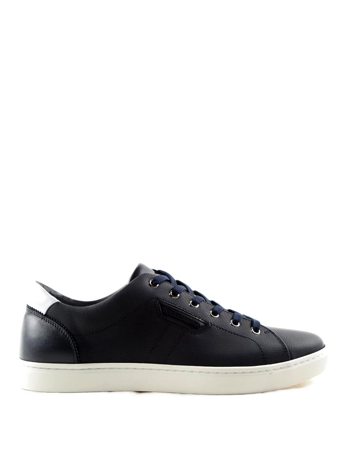 Trainers Dolce & Gabbana - London rubberized leather sneakers ...