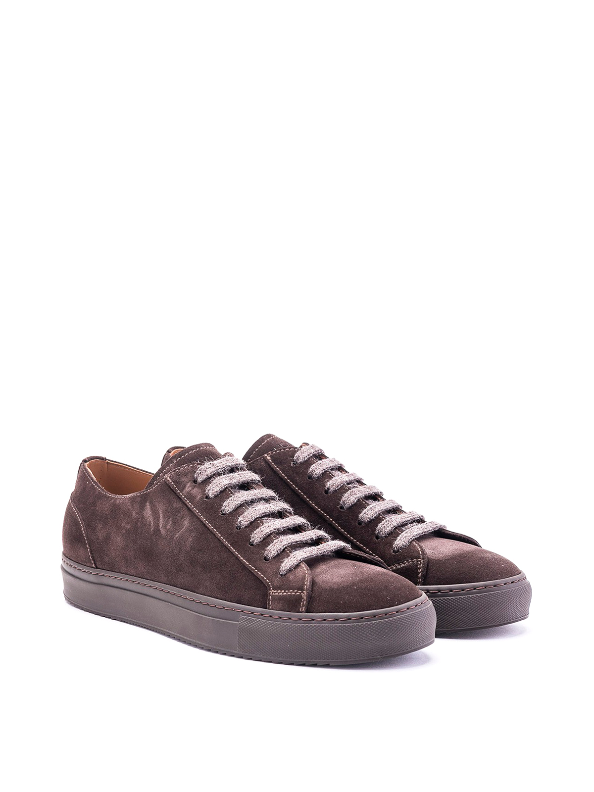 Doucal's Suede leather sneakers - Brown - Men | DU2335KOBEUV009TM00