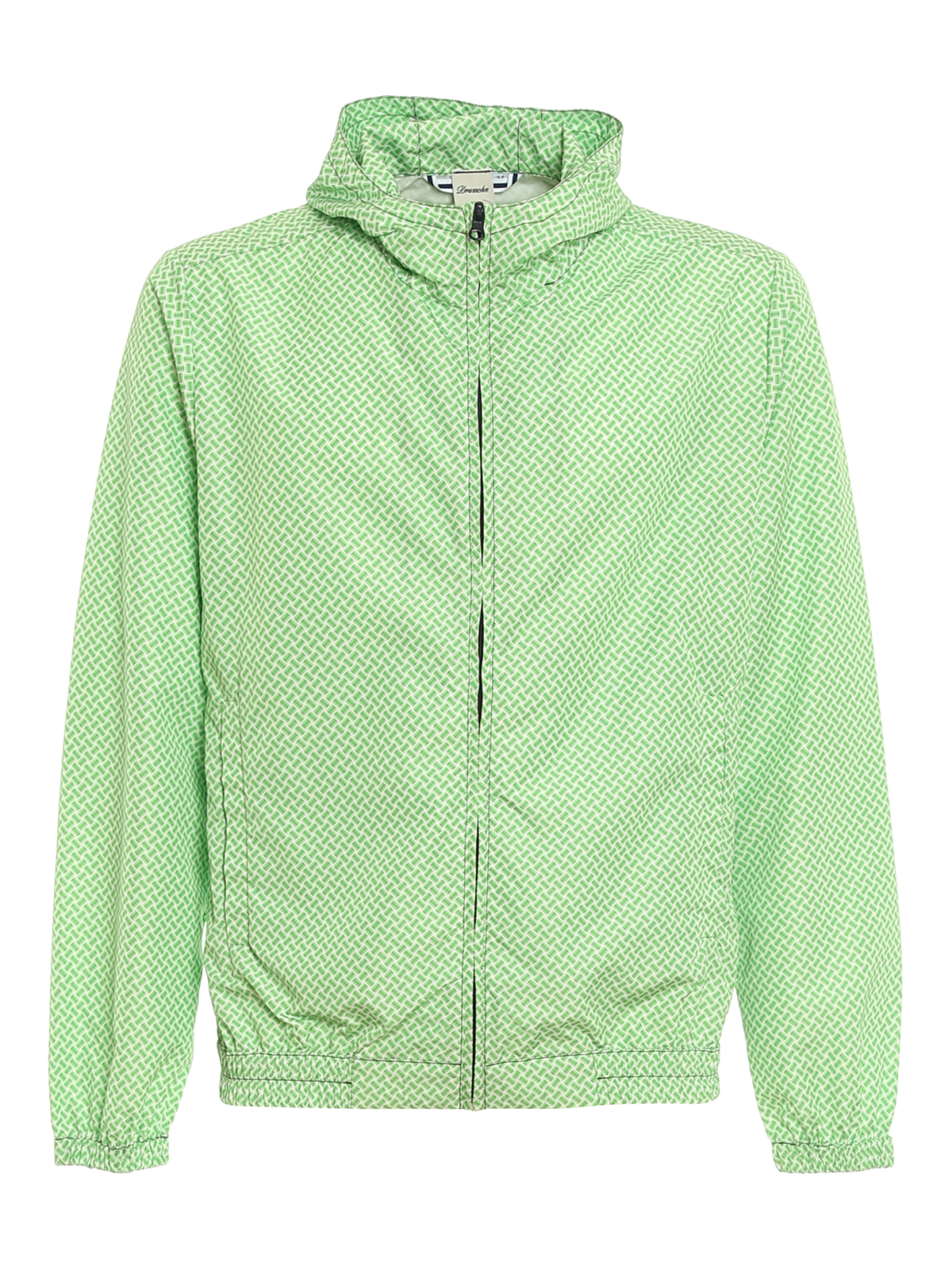 Drumohr Biscuit patterned jacket - Light Green - Men | DKW001R25