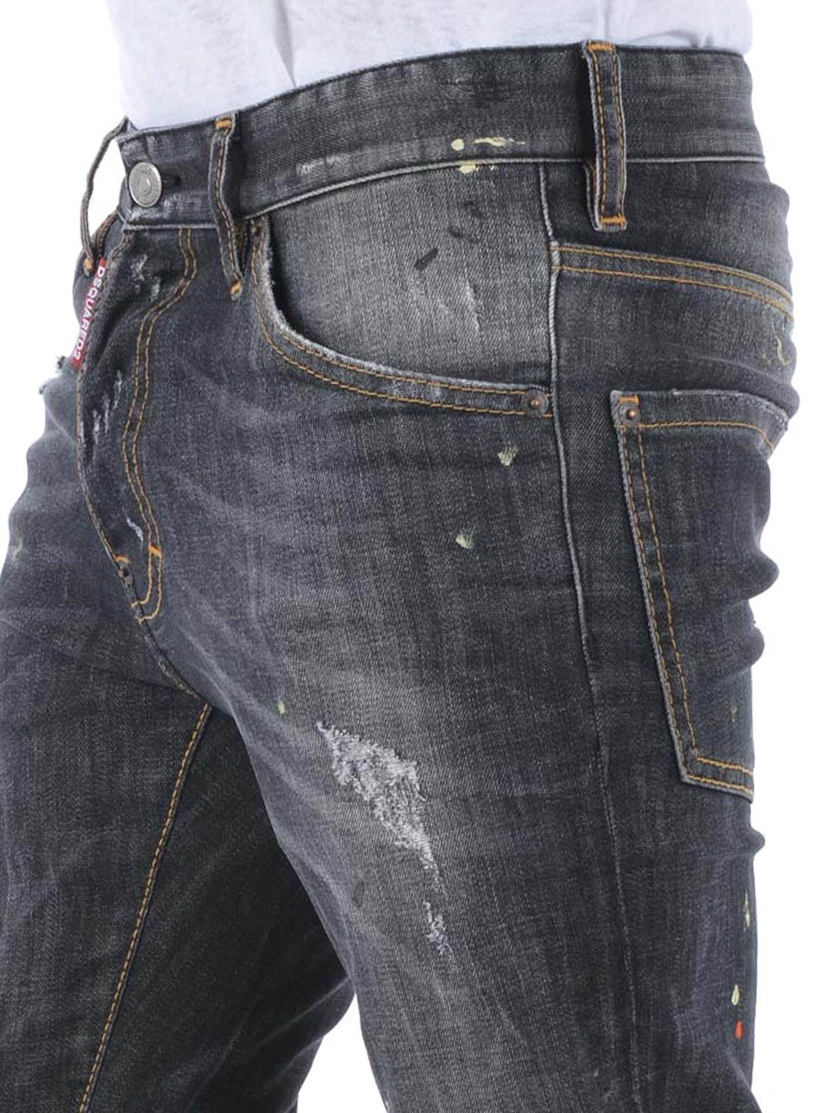 Dsquared2 Ripped jeans - Black - Men | S71LA0982S30357900