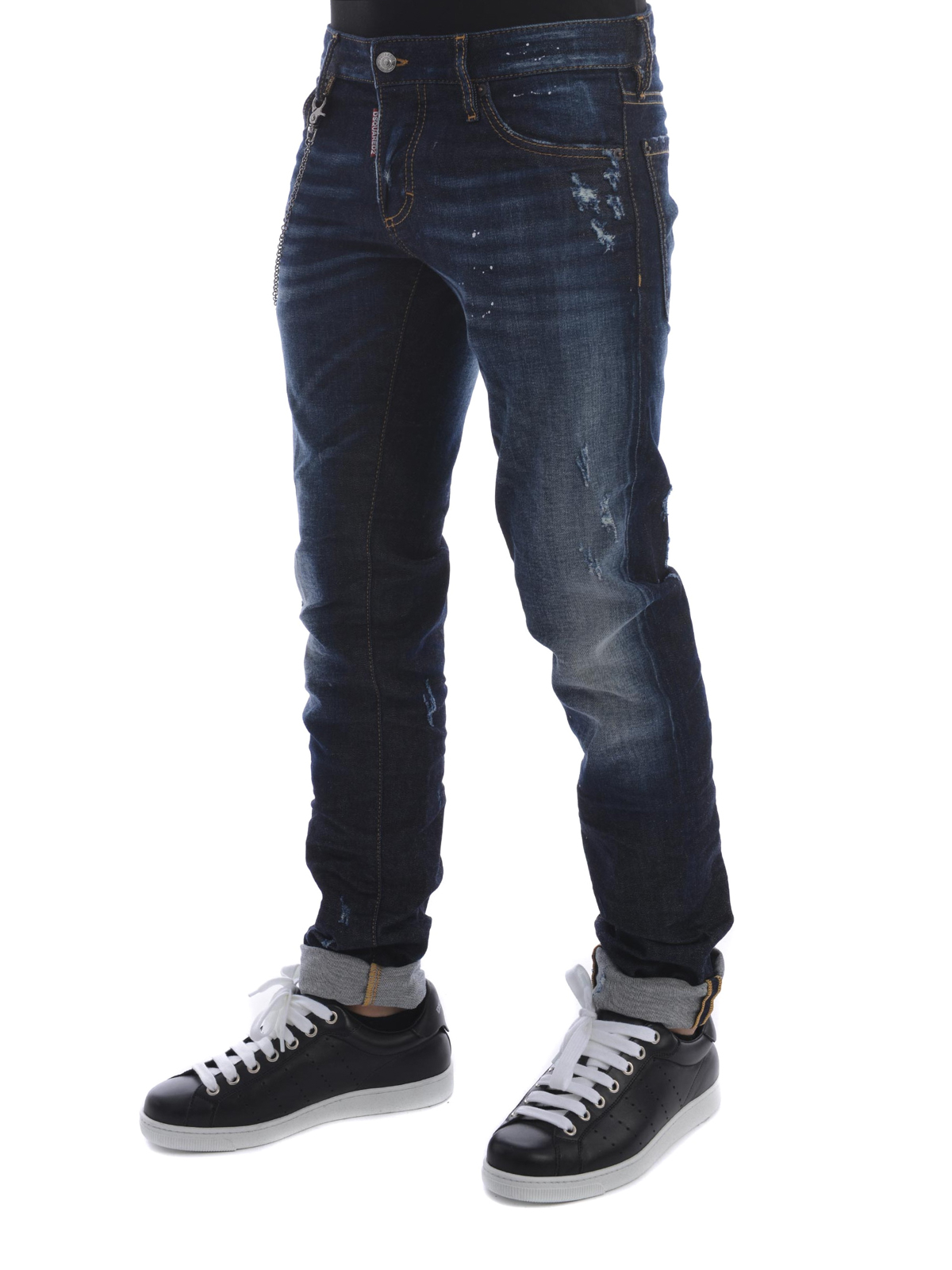 Straight leg jeans Dsquared2 - Slim spotted jeans - S74LB0119S30330470