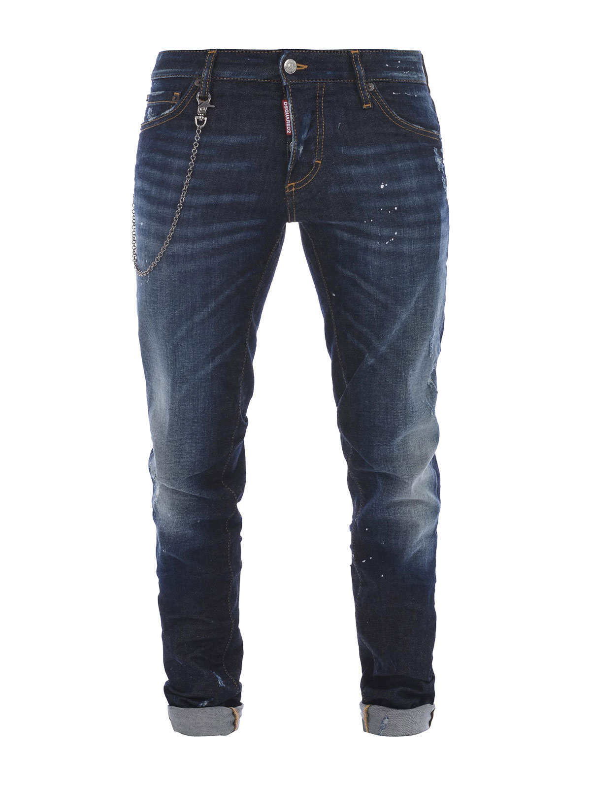 Dsquared2 Slim spotted jeans - Dark Wash - Men | S74LB0119S30330470