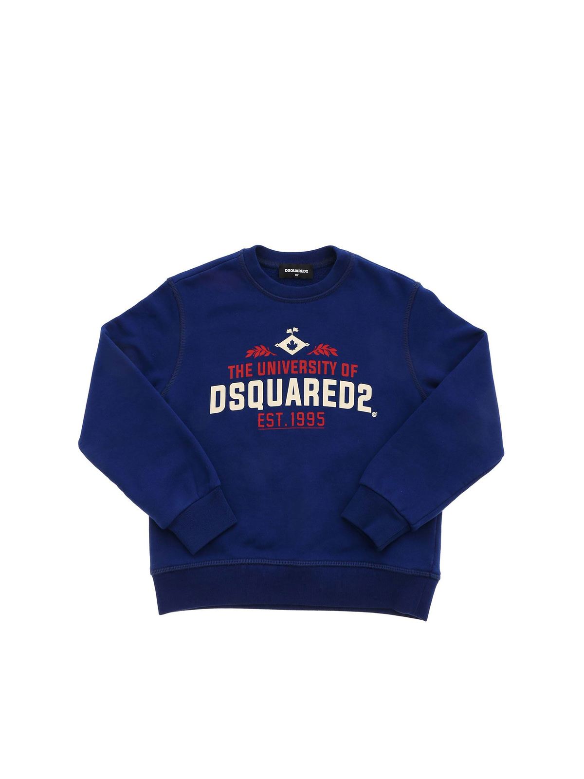 Dsquared2 Logo print sweatshirt in blue - Blue | DQ049LD002GDQ865