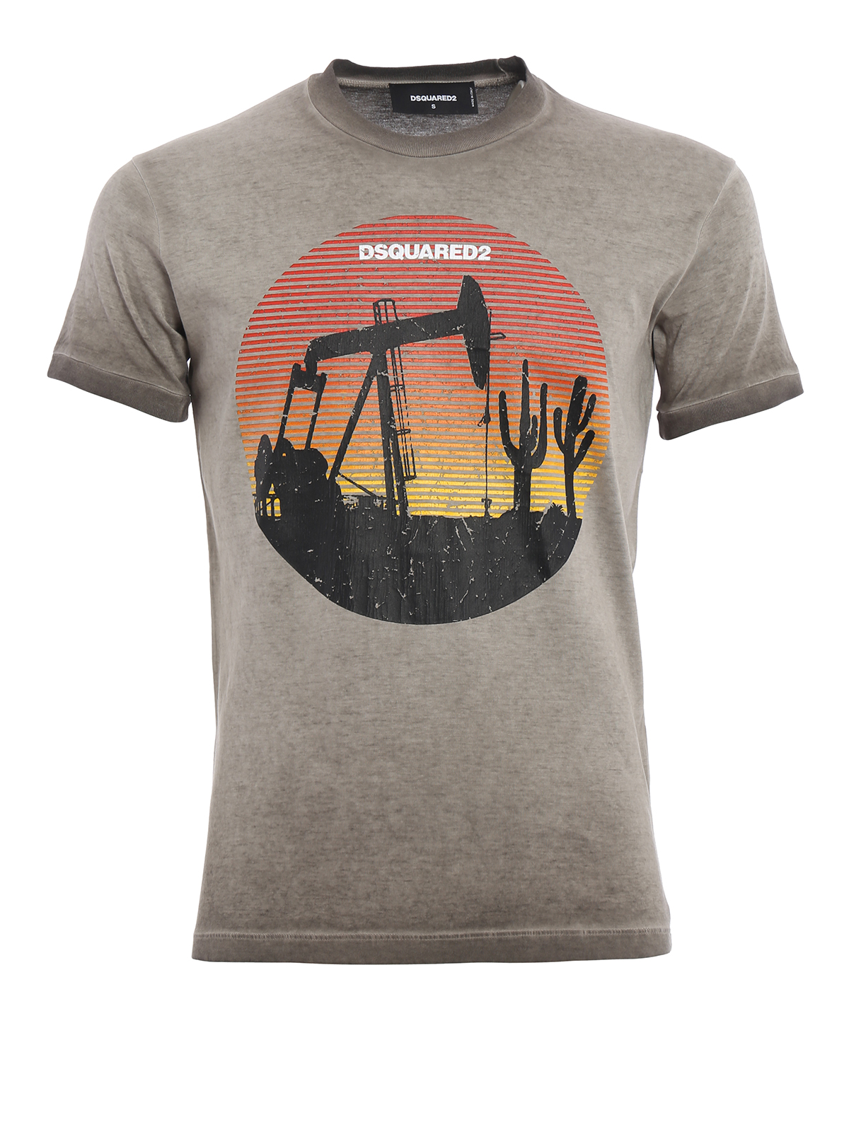 Dsquared2 D2 Desert T-shirt - Light Brown | S74GD0210S22427816