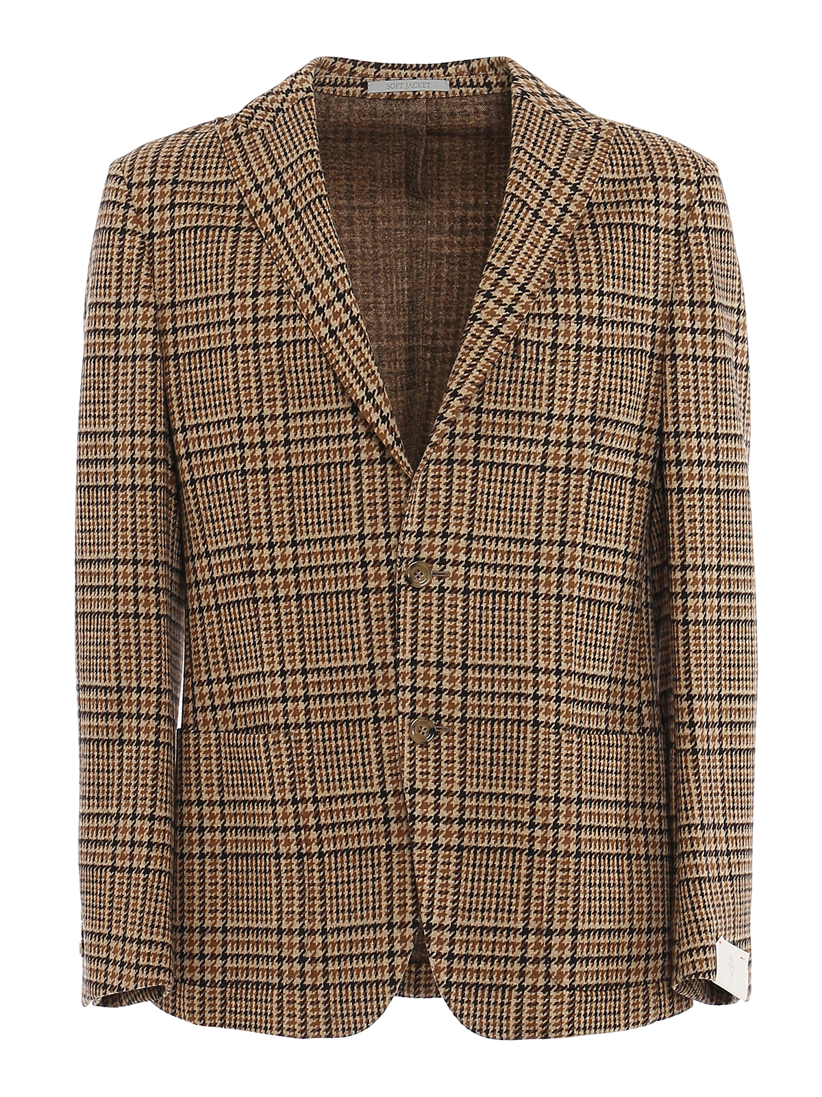 Eleventy Prince of Wales jacket - Beige - Men | B75GIAB04TES0B09504