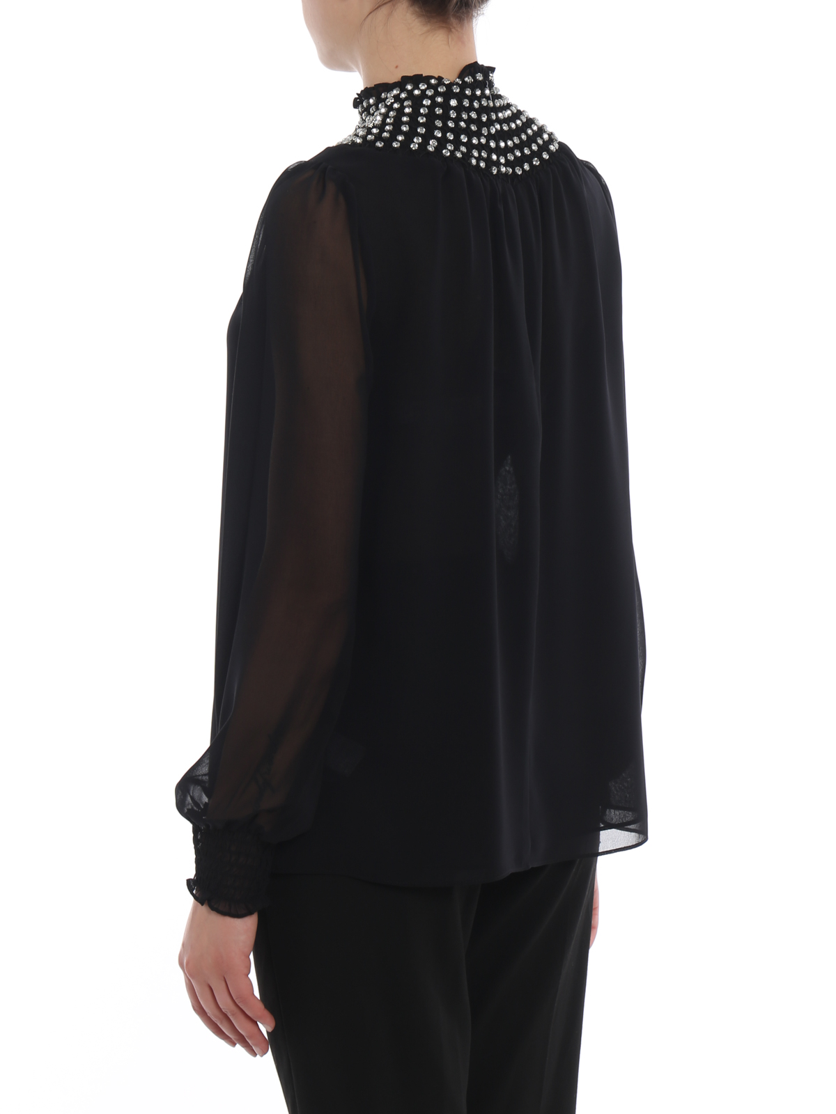 Michael kors embellished blouse store