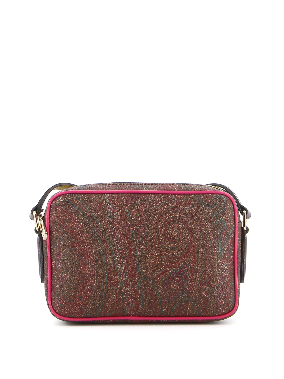 Etro Paisley pattern coated cotton bag - Brown | 0N02980408000