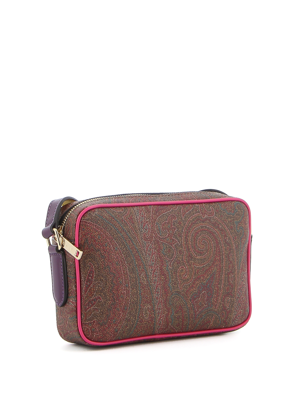 Etro Paisley pattern coated cotton bag - Brown | 0N02980408000