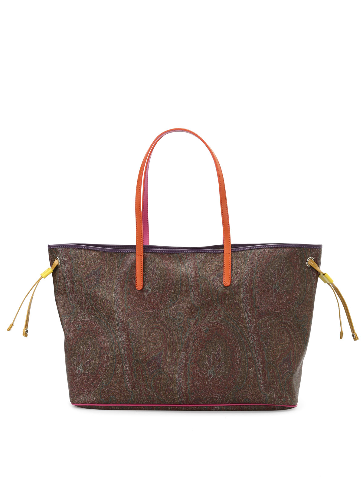 Totes bags Etro - Paisley pattern and fluo trims tote - 0B3751310601