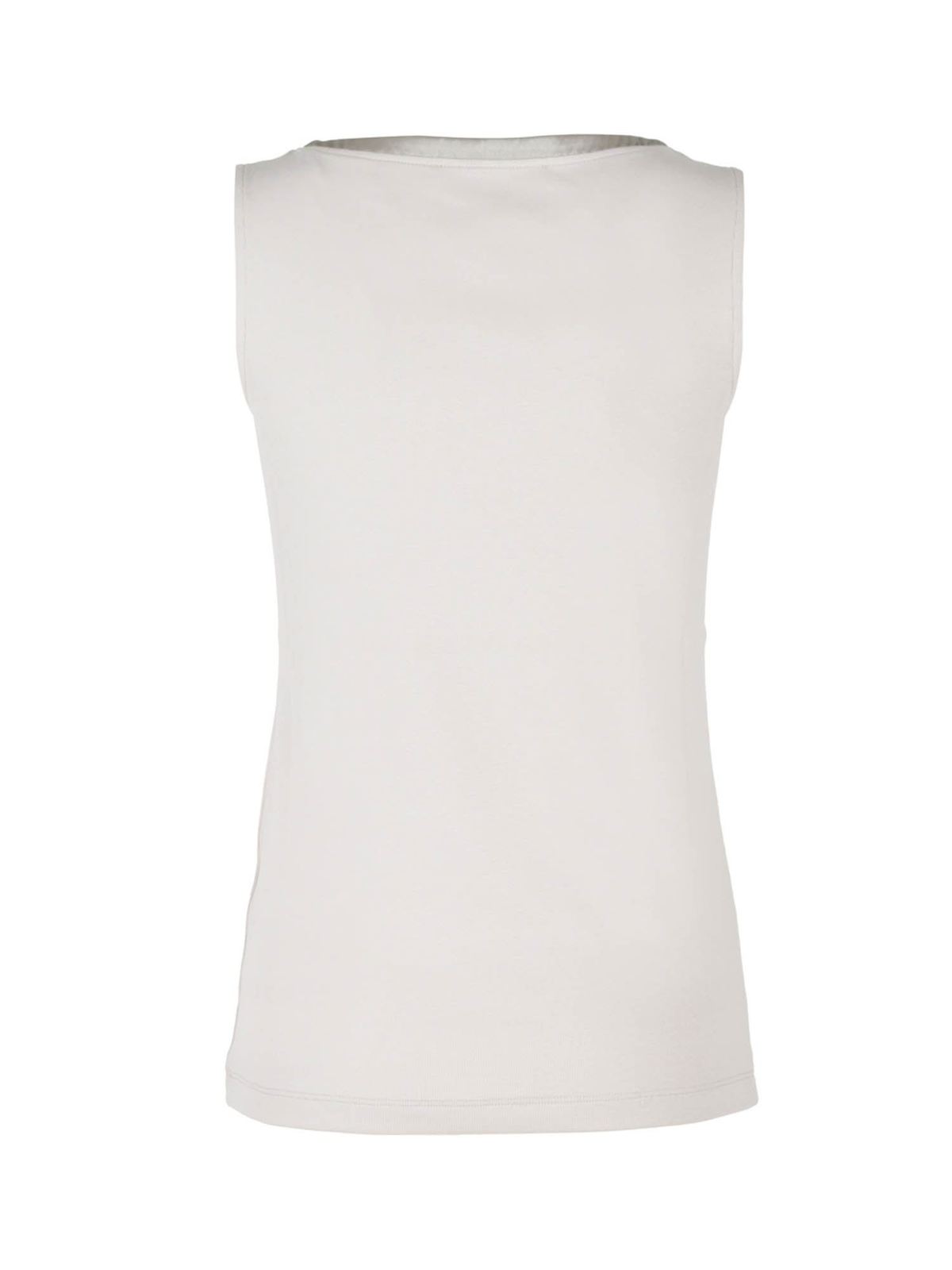 Fabiana Filippi Jewel detail top in white | JED271W120F2158154