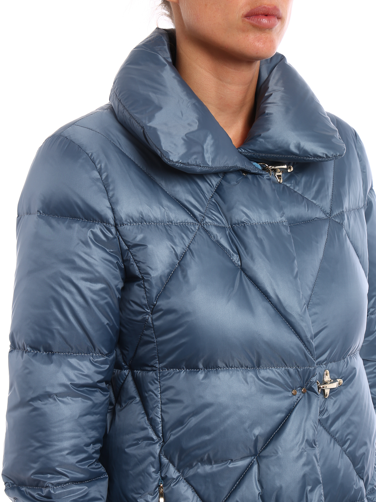 Giacche imbottite Fay - Piumino trapuntato con ganci - NAW32353540GOSU008 Giacche imbottite Fay - Piumino trapuntato con ganci - NAW32353540GOSU008